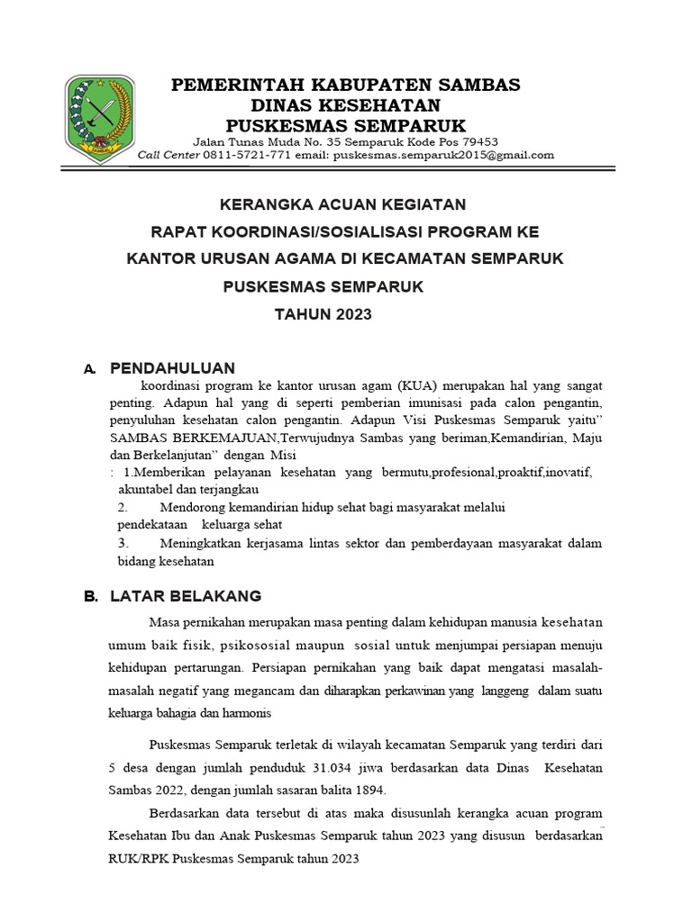 (R) kak rakor program ke kua.ok | PDF
