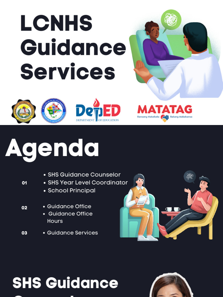 LCNHS SHS Guidance Service | PDF | School Counselor | Learning