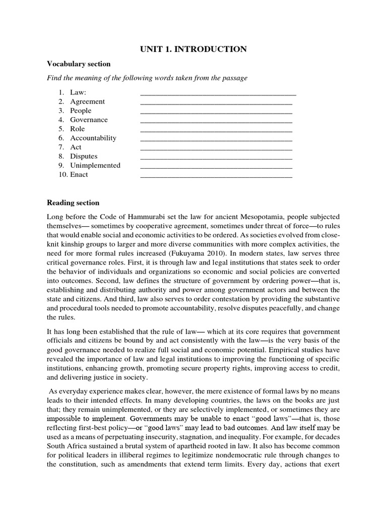 Understanding Law: Roles and Types | PDF