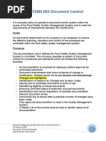 Document Control Procedure Example | PDF | Specification (Technical Standard) | Quality ...
