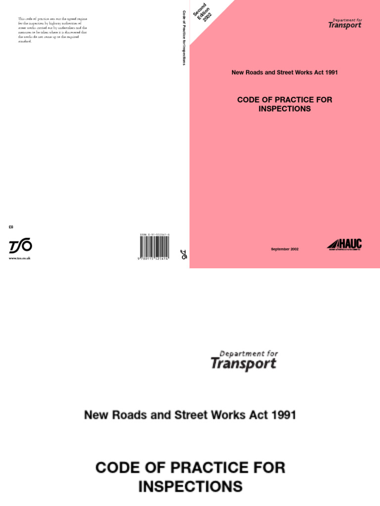 HAUC Code of Practice For Inspections | PDF
