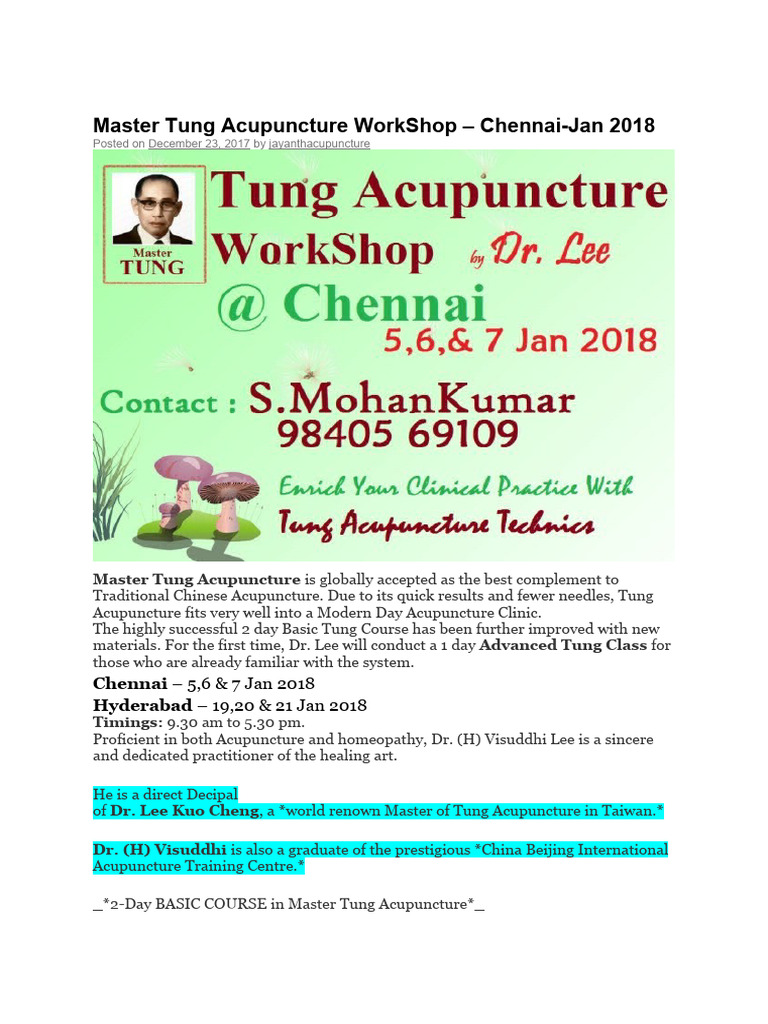 Jayanth Acupuncture | PDF