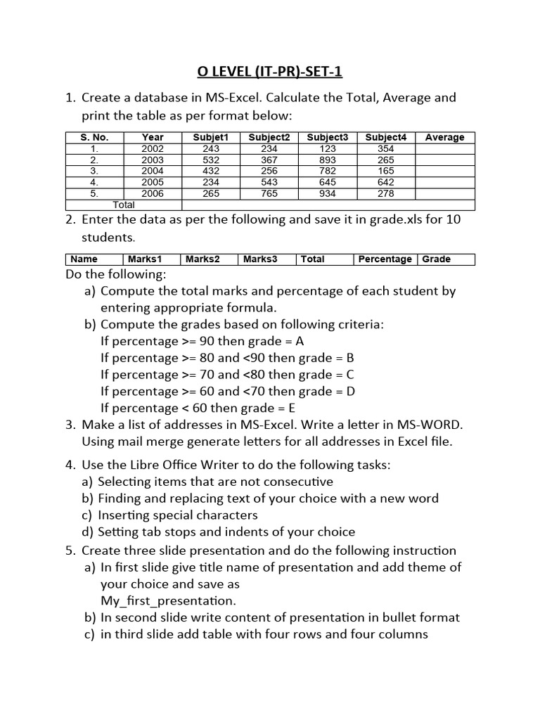 Set 1 Pdf