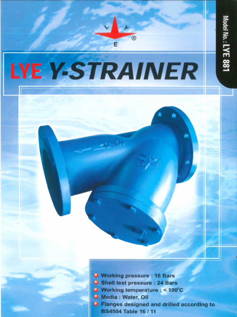 LYE.Y-STRAINER.CATALOG | PDF