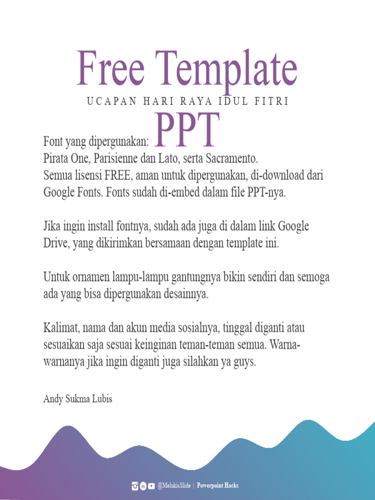 15 Free Template PPT Idul Fitri | PDF