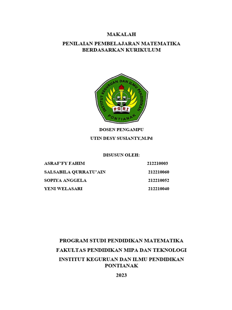 MAKALAH KPM Kel 4 (New) | PDF