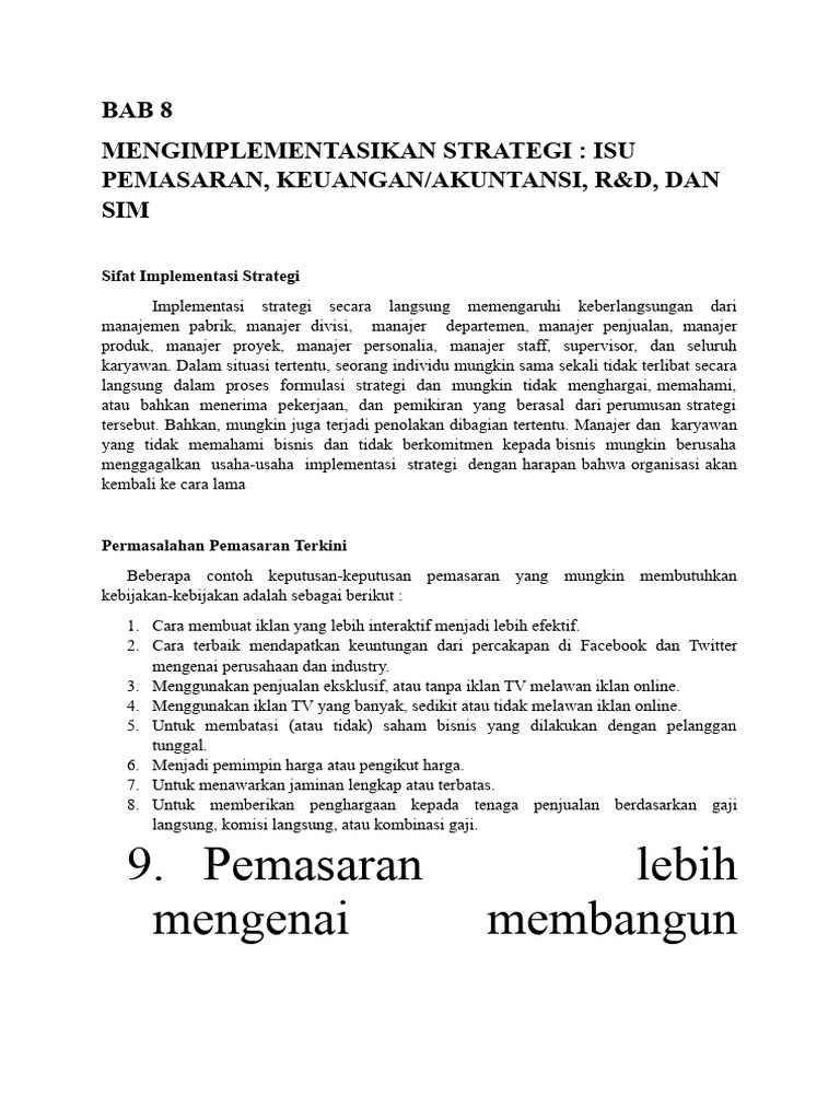 Bab 8 | PDF