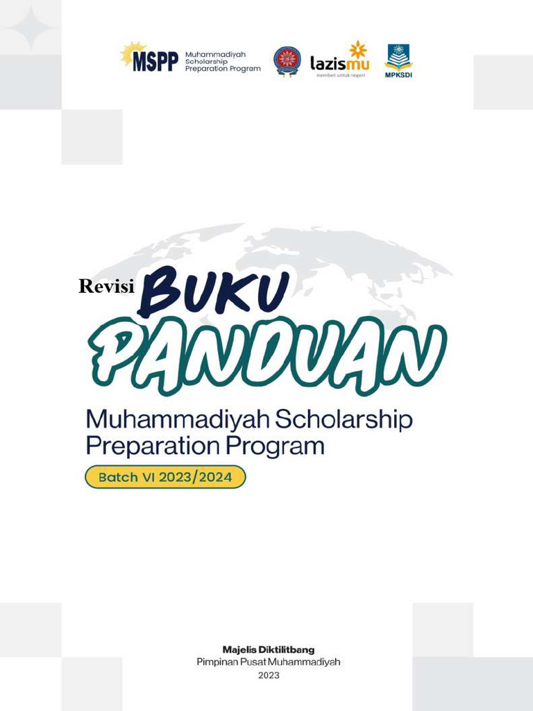 Revisi - Buku Panduan MSPP Batch VI Tahun 2023 | PDF