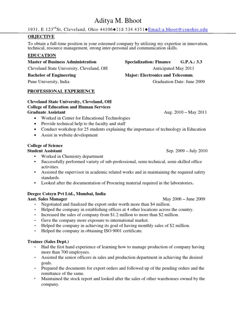 Updated GA Resume | Download Free PDF | Software | Computing