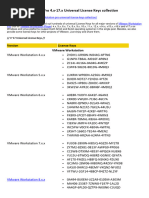 VMWare 17 Workstation Licenses Keys | PDF