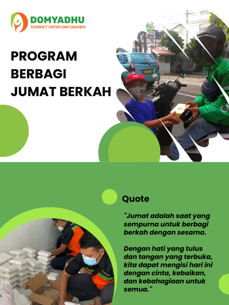Proposal Program Jumat Berkah | PDF