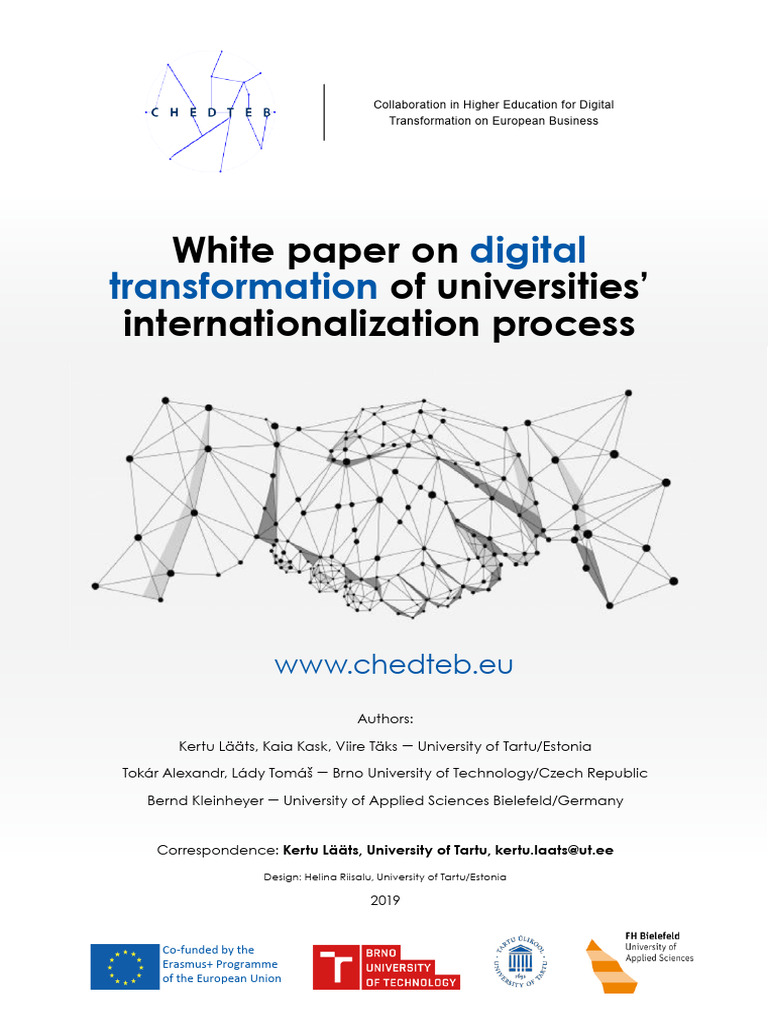 White Paper On Digitalisation Universities | PDF