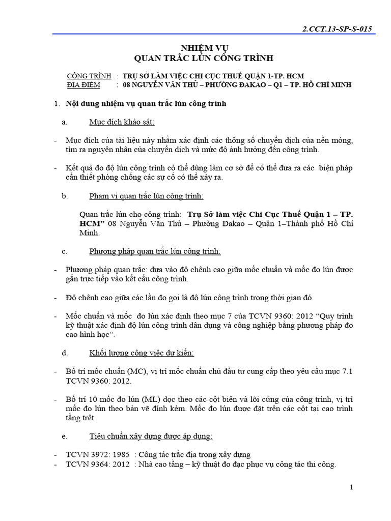 SP-S-015-NV Quan Trac Lun Va Do Nghieng Cong Trinh | PDF