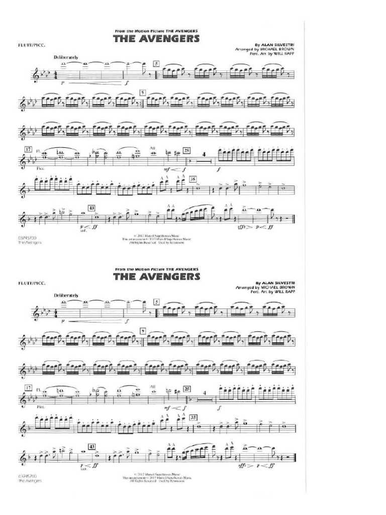 Kupdf.net 4 the Avengers Sheet Musicpdf | PDF