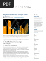 Strategic Political Campaign Plan Template | PDF | Political Campaigns ...