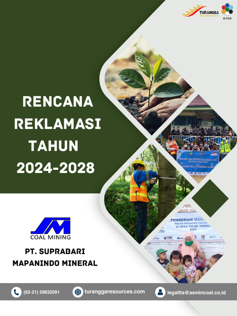 Rencana Reklamasi 2024-2028 PT Suprabari | PDF