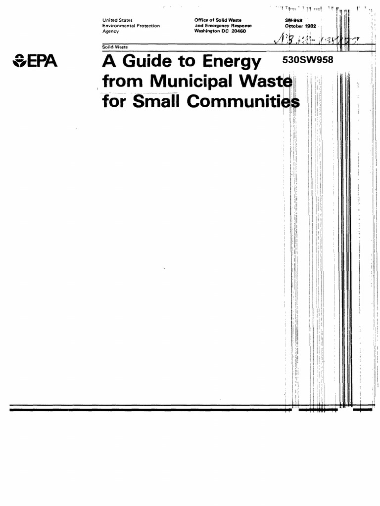 EPA Guidelines For Small Scale Incinerators | PDF