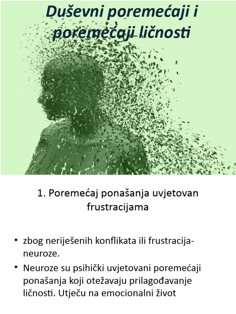 Dusevni Poremecaji I Poremecaji Licnosti | PDF