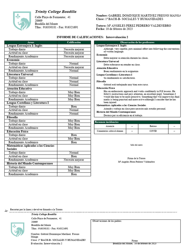 Bolet N Interevaluaci N 1 Bach 23 20230210 131924 | PDF