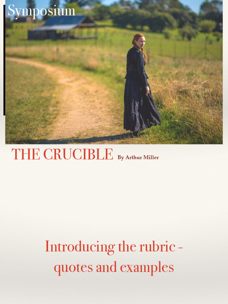 The Crucible Symposium Slides | PDF
