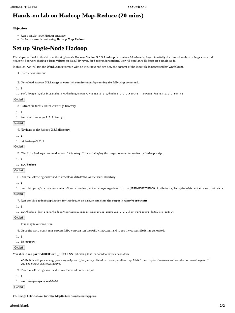Hadoop Map-Reduce | PDF | Apache Hadoop | Map Reduce