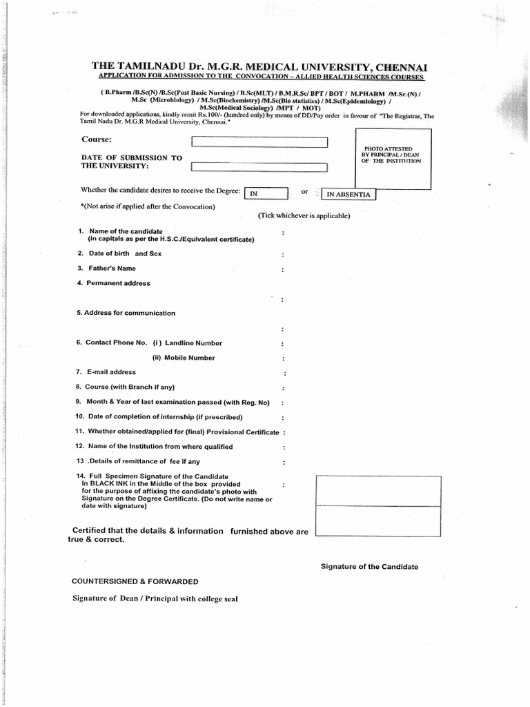 Clearance Form | PDF