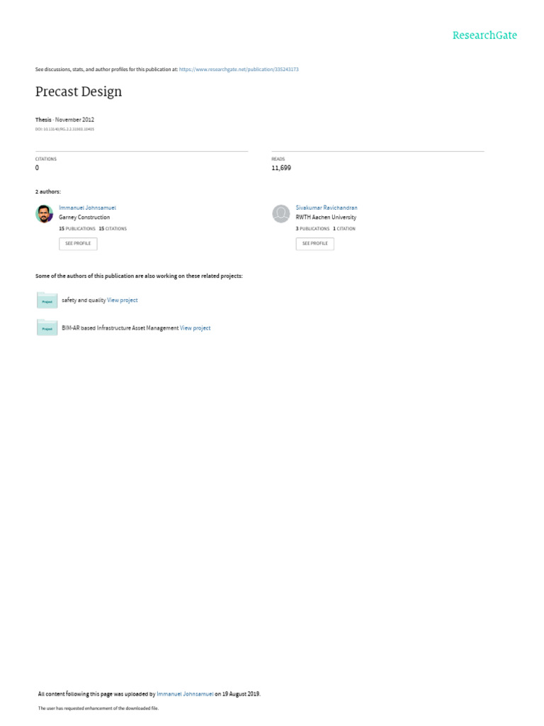 Full Project | PDF | Beam (Structure) | Concrete