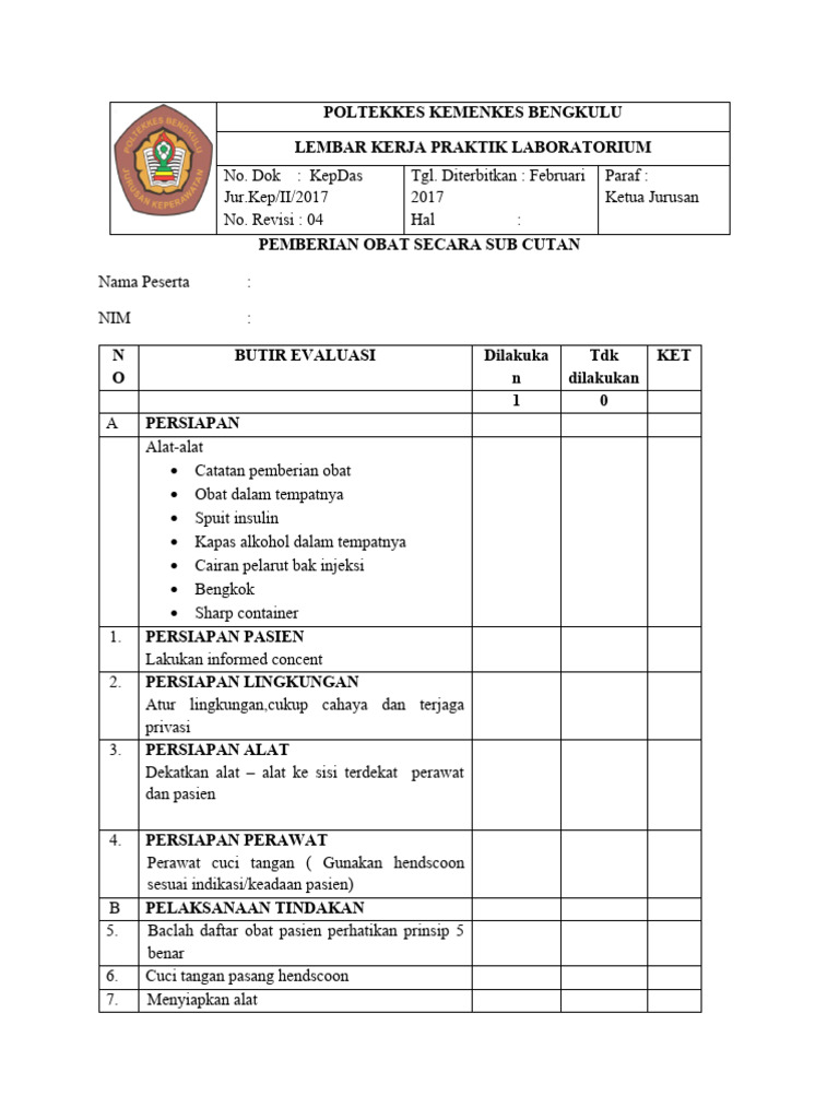 Sop Kel 10.pak Pau - Anak | PDF