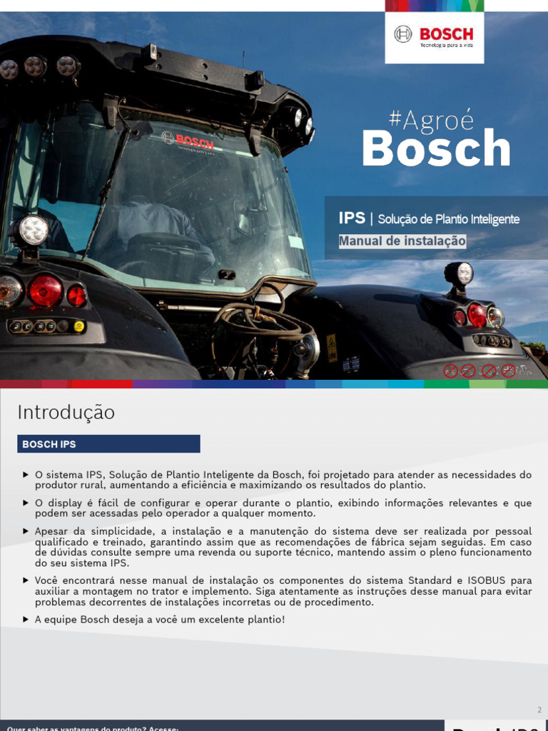BOSCH_IPS_MANUAL_INSTALAÇÃO_PT | PDF