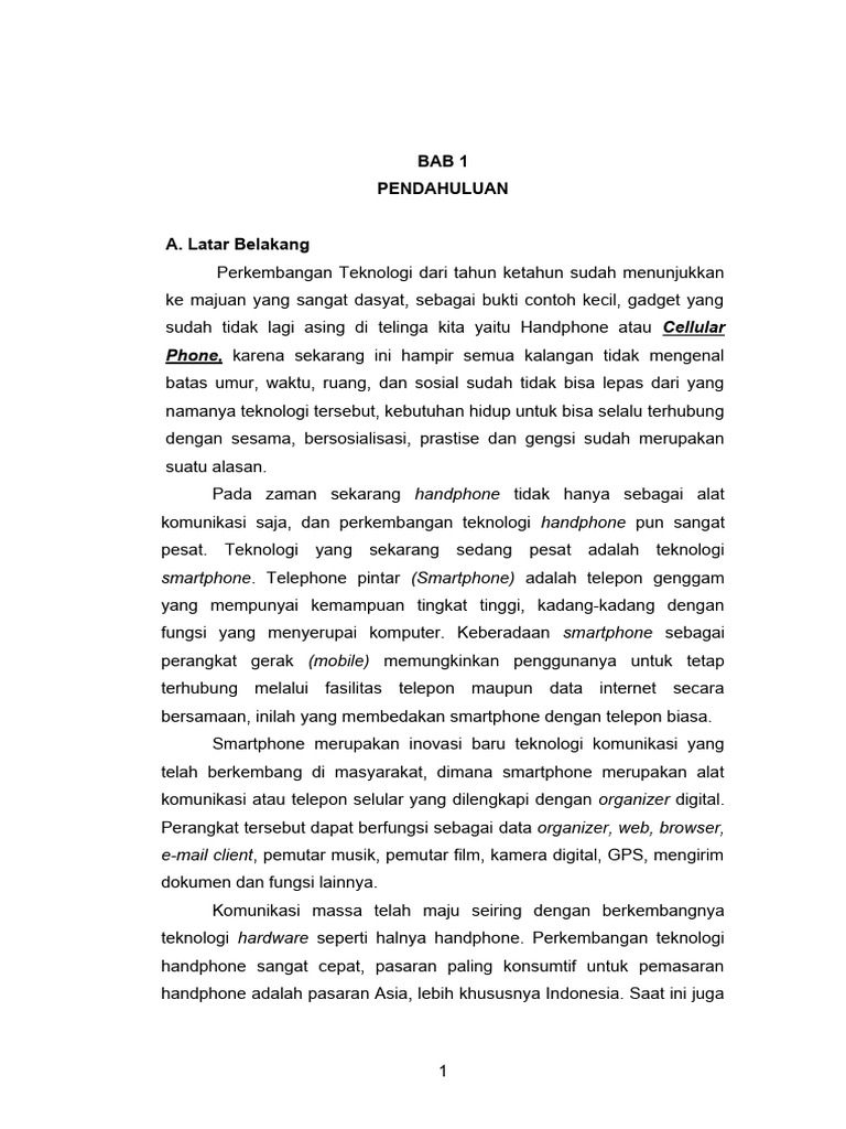 BAB 1 Makalah Abeyyyy | PDF