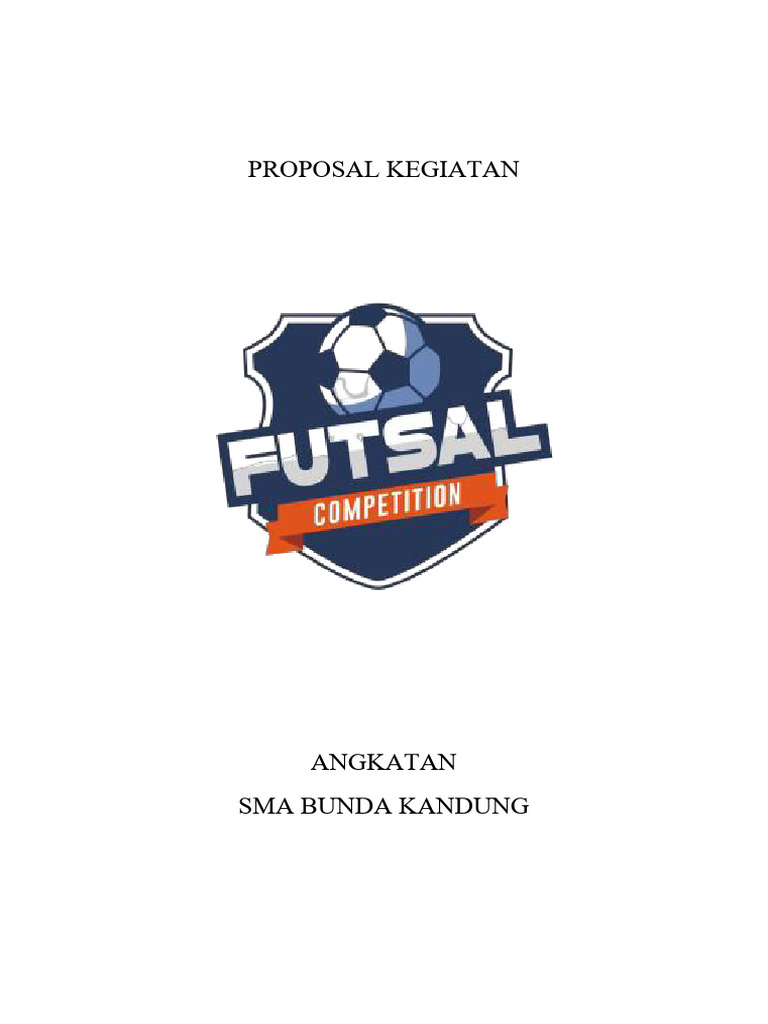 Proposal Sponsor Futsal | PDF