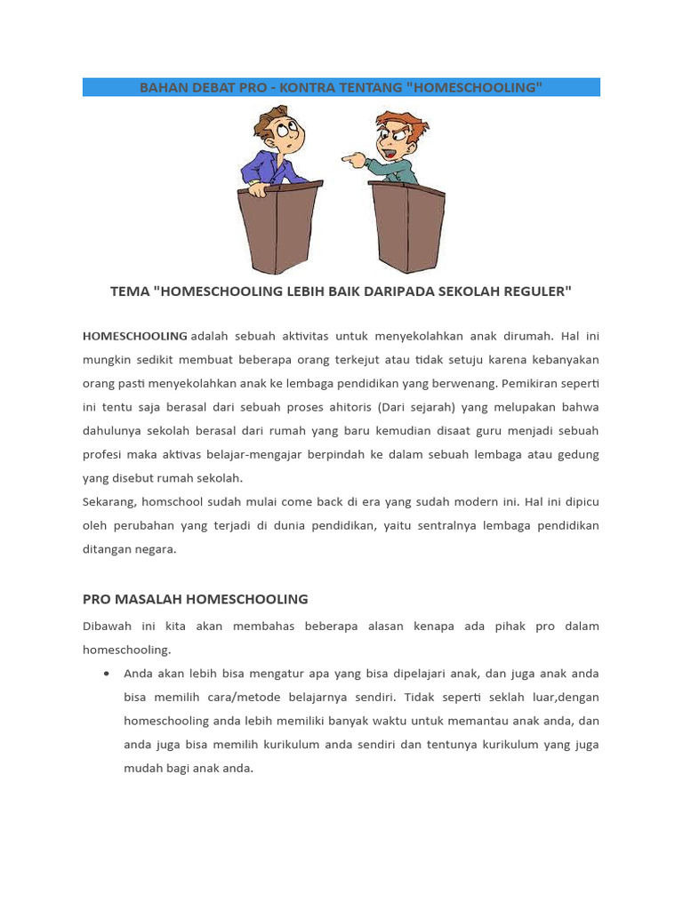 Bahan Debat Pro New | PDF