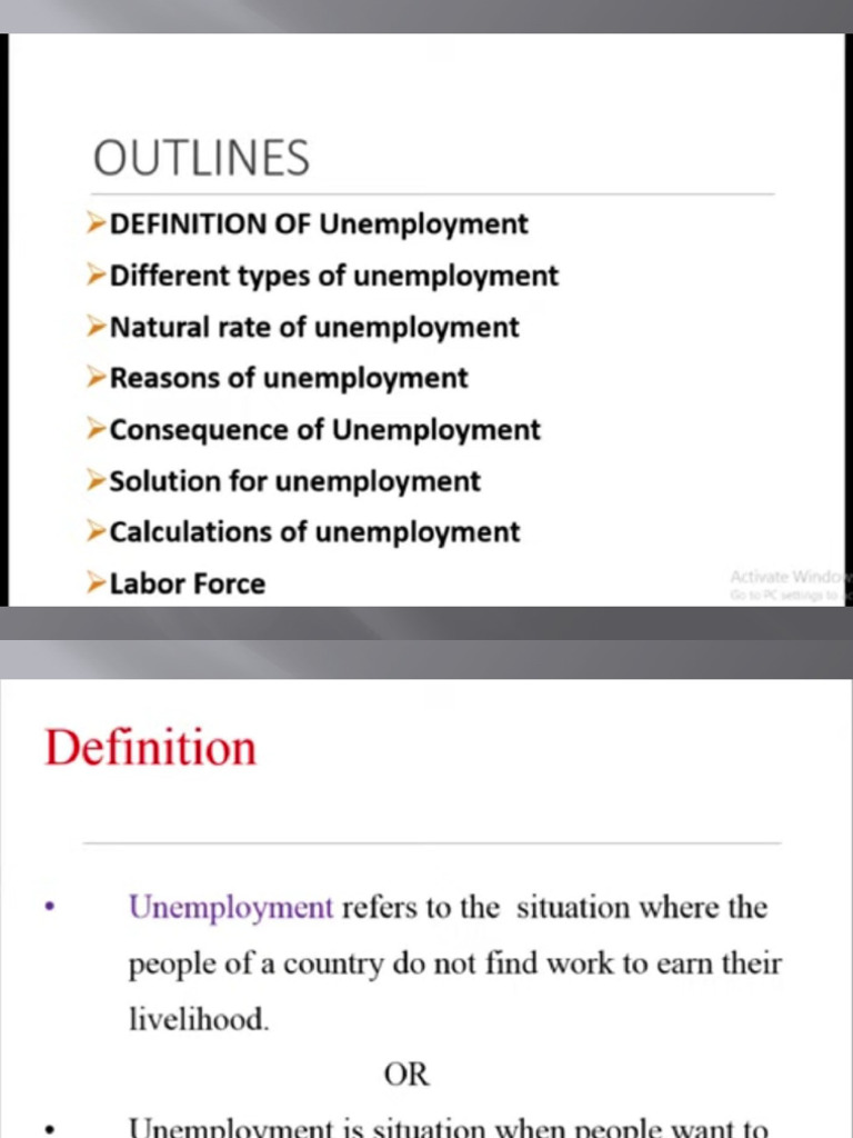 Unemployment Bsit | PDF
