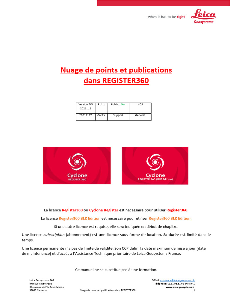F HDS Register360 BASE v4.1 | PDF