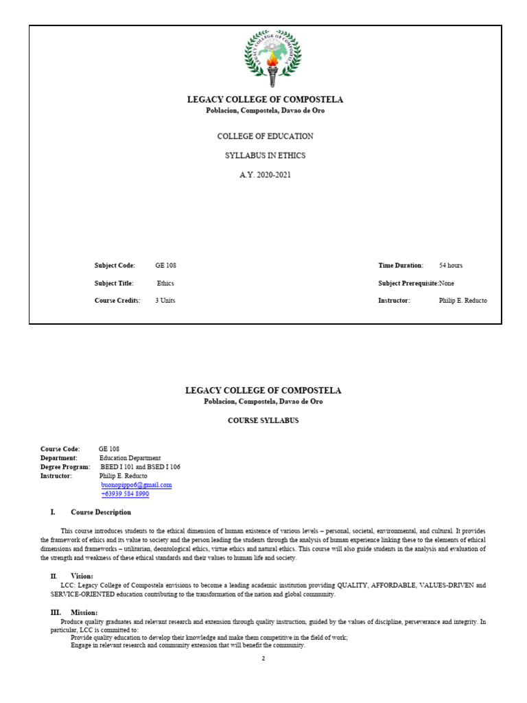 Course Syllabus | PDF Course Syllabus | PDF