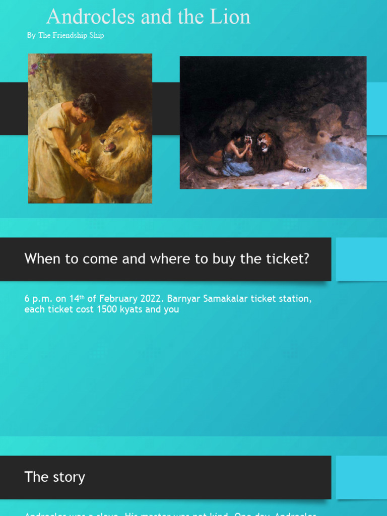 Androcles and The Lion | PDF