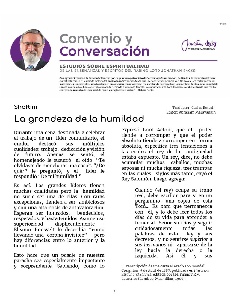 CyC Edicion Principal Shoftim 5783 | PDF