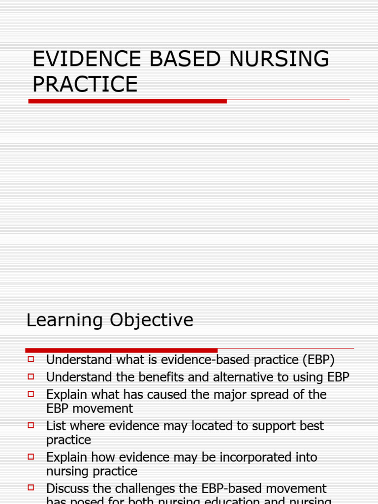 Study Material Powerpoint Ebp | PDF | Evidence Based Practice ...