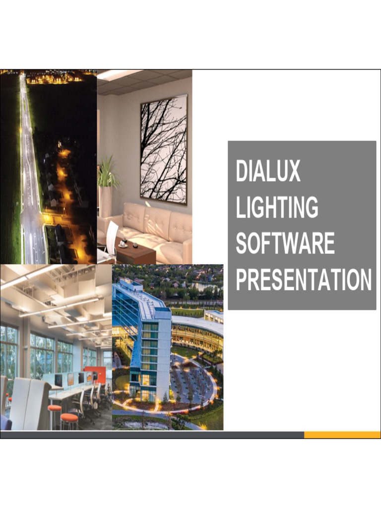 Dialux Lighting Software Presentation (082322) (1) | PDF