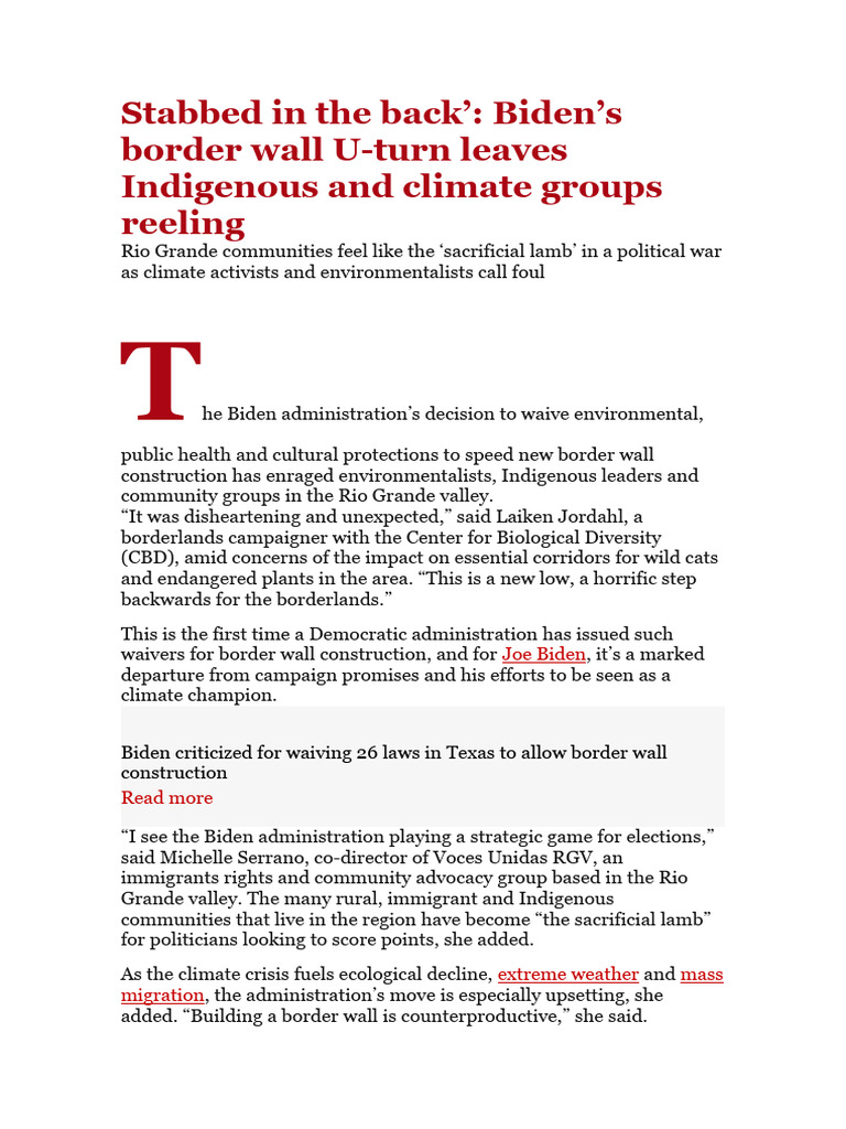 Stabbed in The Back | PDF