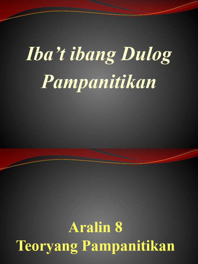 Ibat Ibang Dulog Pampanitikan | PDF