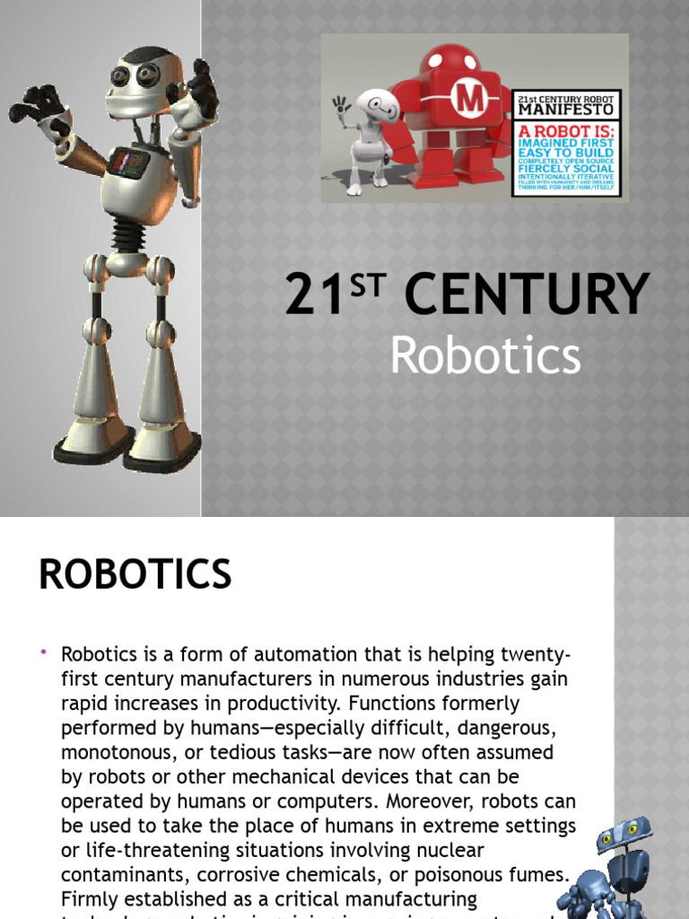 21st-Century-robotics | PDF | Robot | Robotics