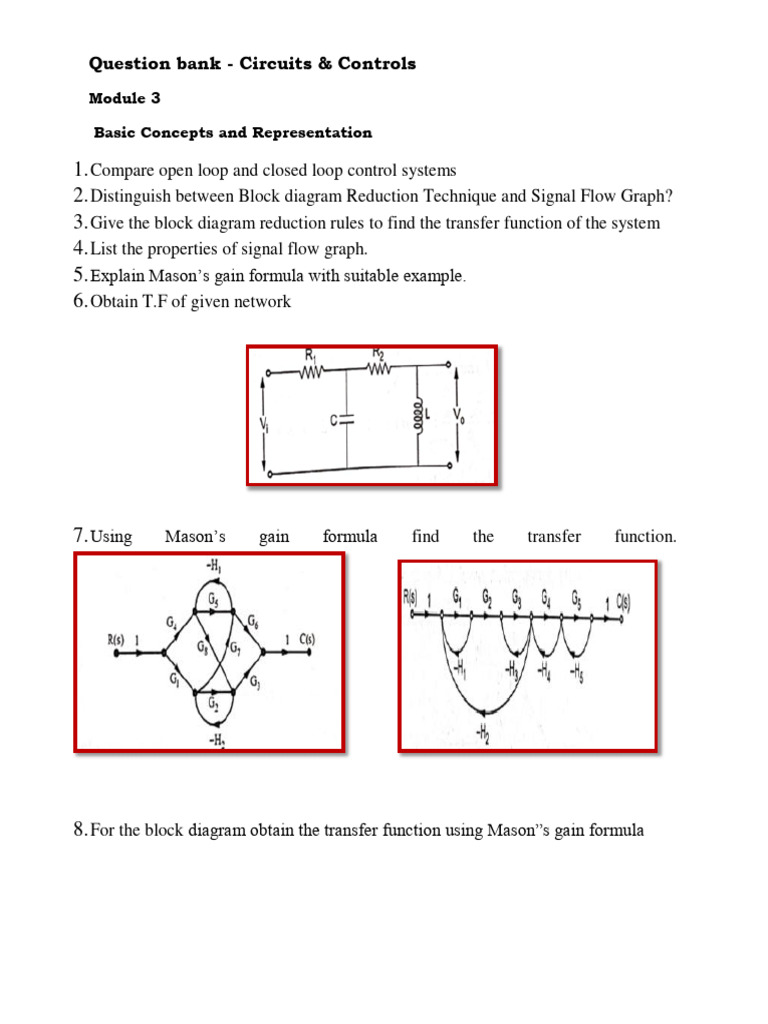 Question Bank - Controls | PDF