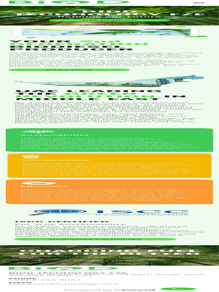 Home BIOD Technology FZE | PDF