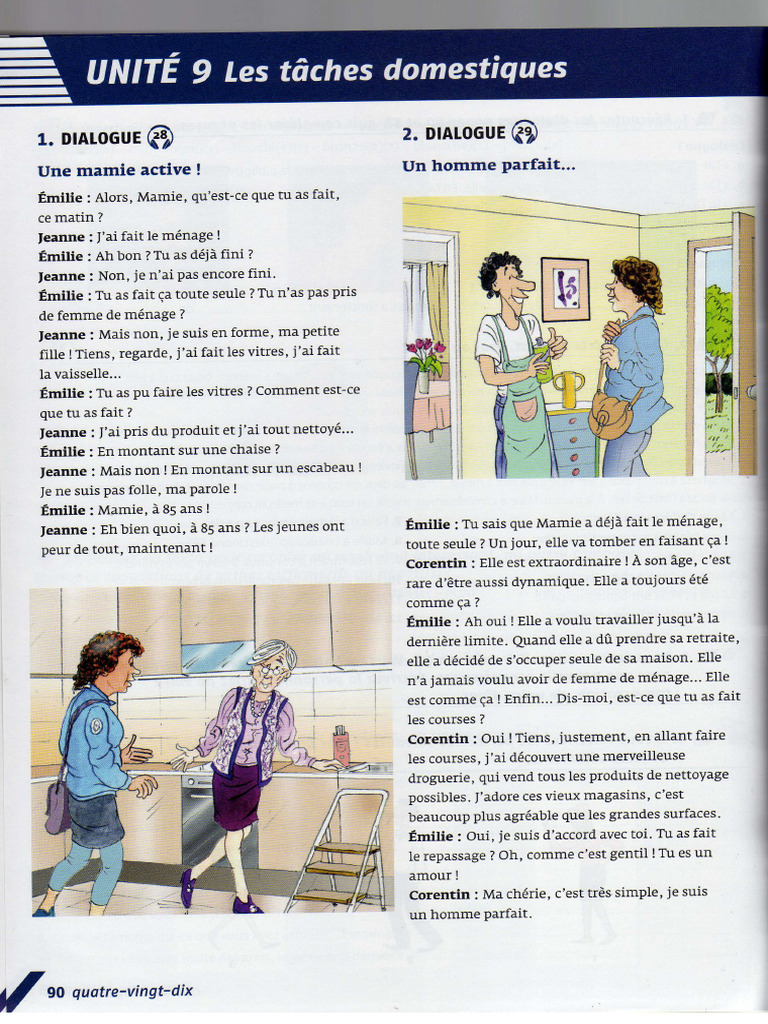 Unité 9 Les Tâches Domestiques | PDF