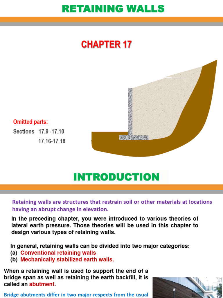 Retaining Walls: Design and Types | PDF | Home & Garden | Technology ...
