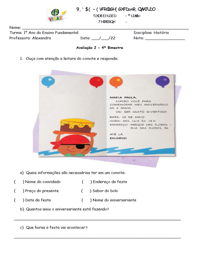 Hist - 1º Ano | PDF