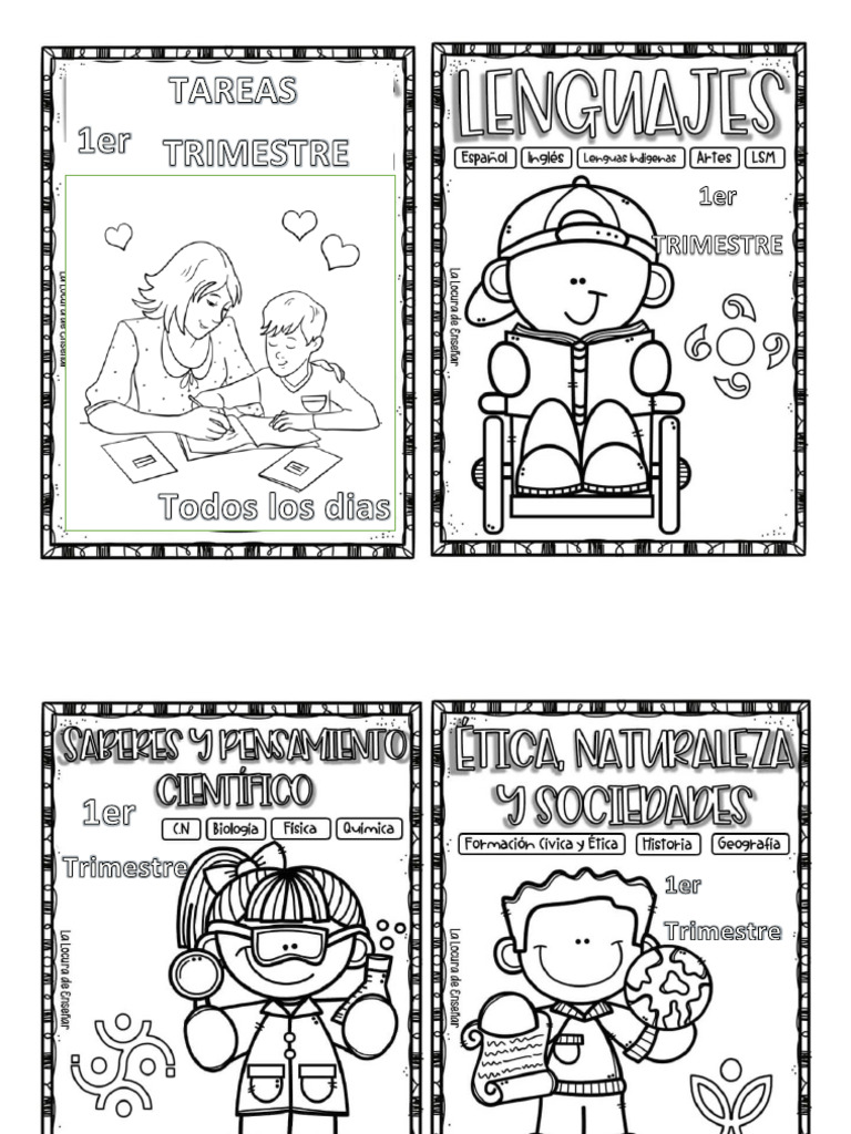 Portadas Primer Trimestre Pdf