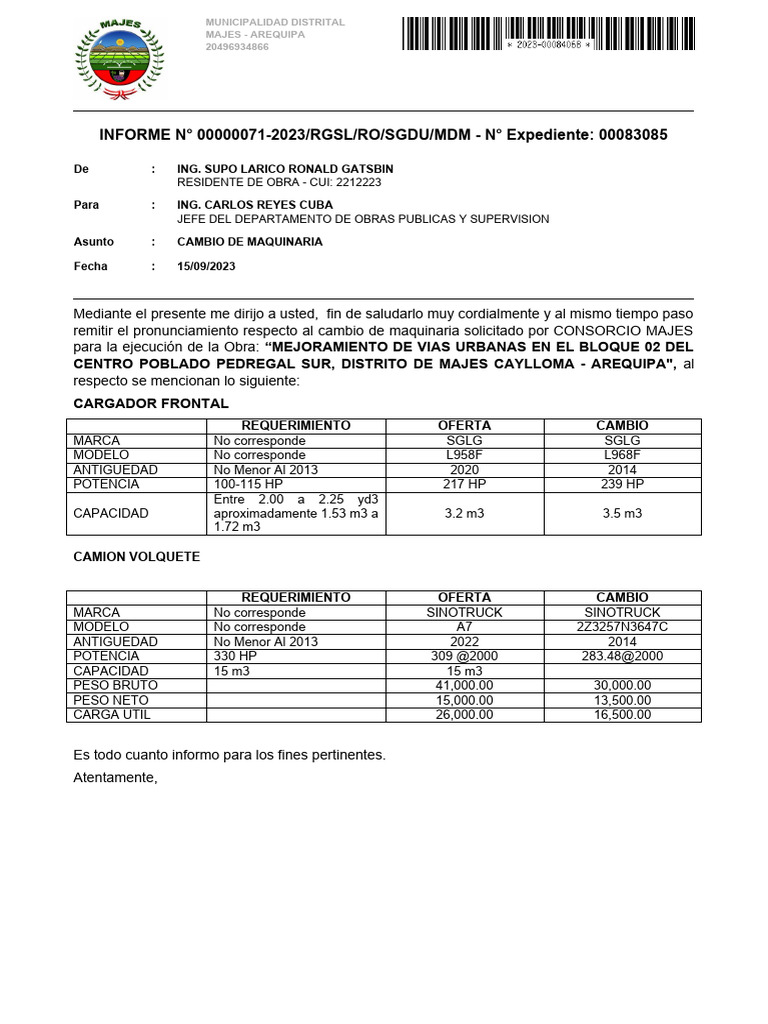 Informe 00000071 2023 | PDF