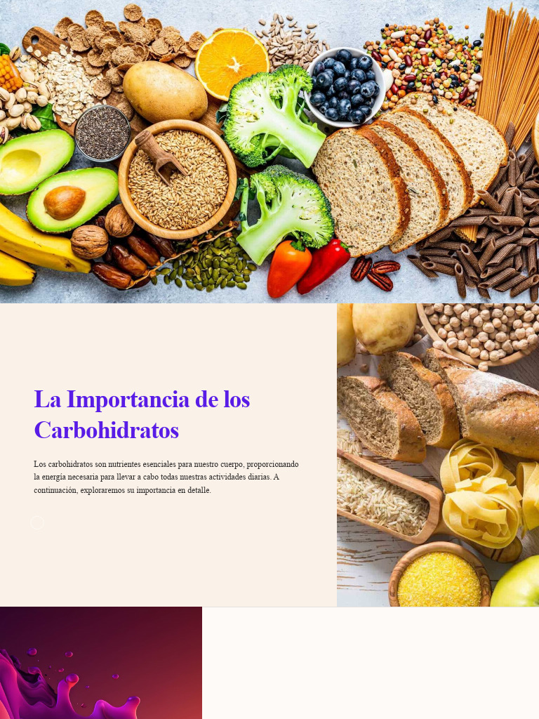 La Importancia de Los Carbohidratos | PDF